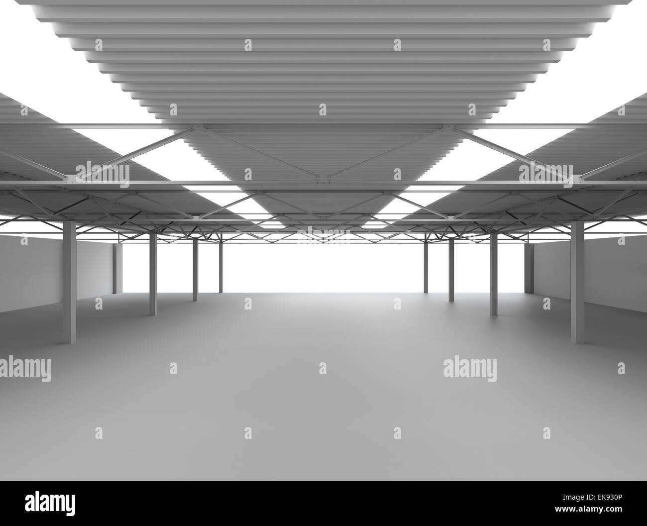 New Modern Empty Storehouse Stock Photo - Alamy