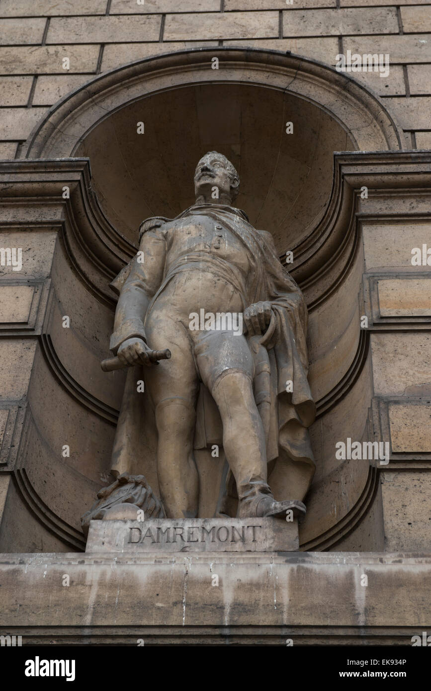 Damremont statue in Paris, France Europe EU Stock Photo - Alamy