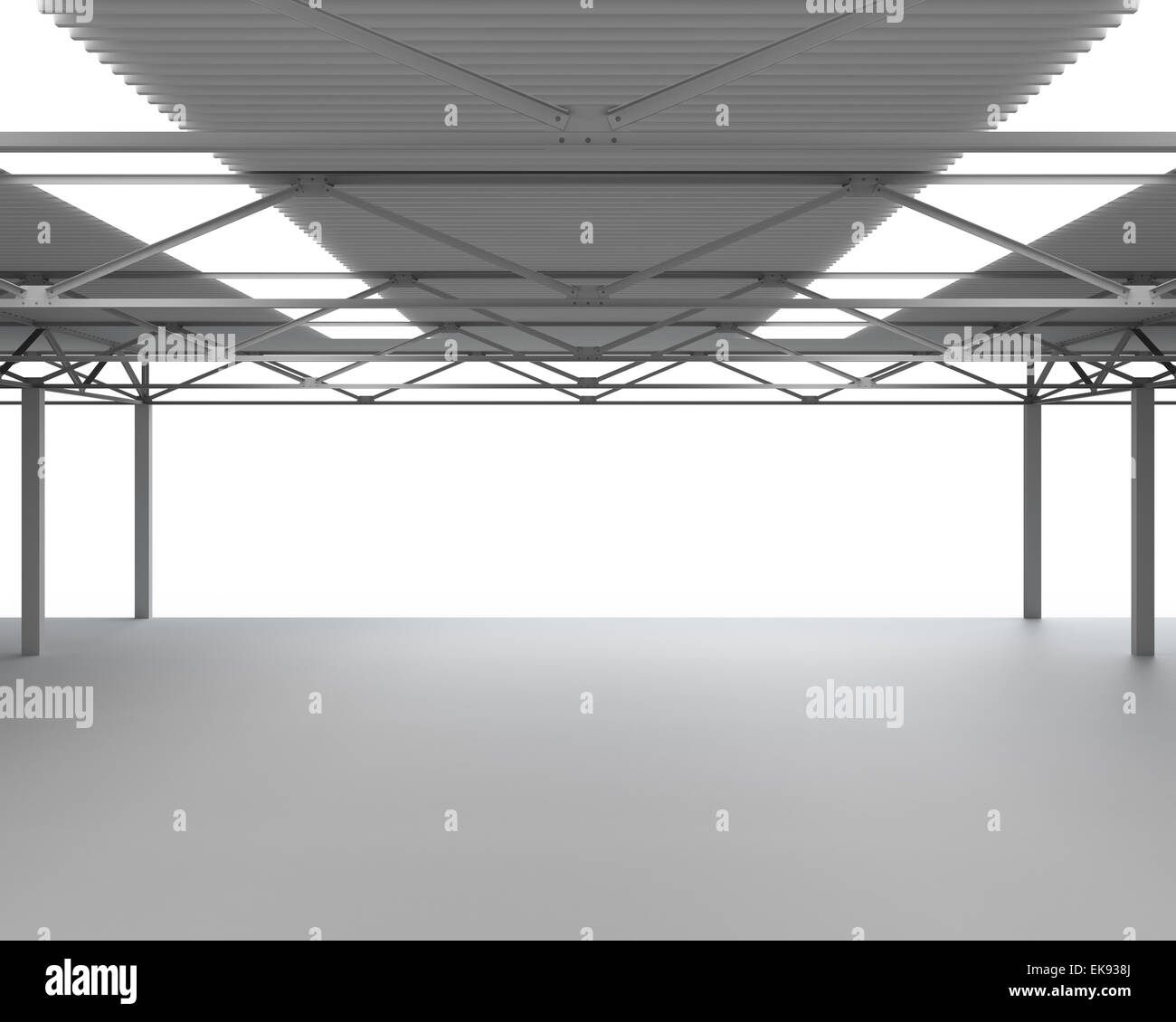 New Modern Empty Storehouse Stock Photo - Alamy
