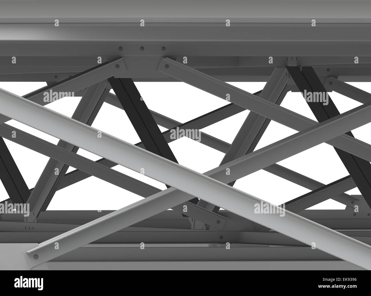 Abstract background of steel frames. Industrial background Stock Photo ...