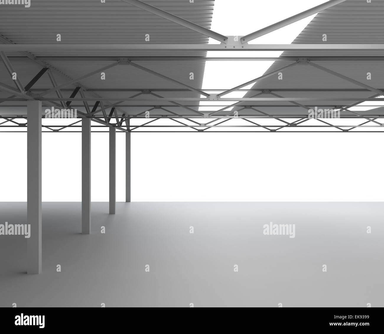 New Modern Empty Storehouse Stock Photo - Alamy