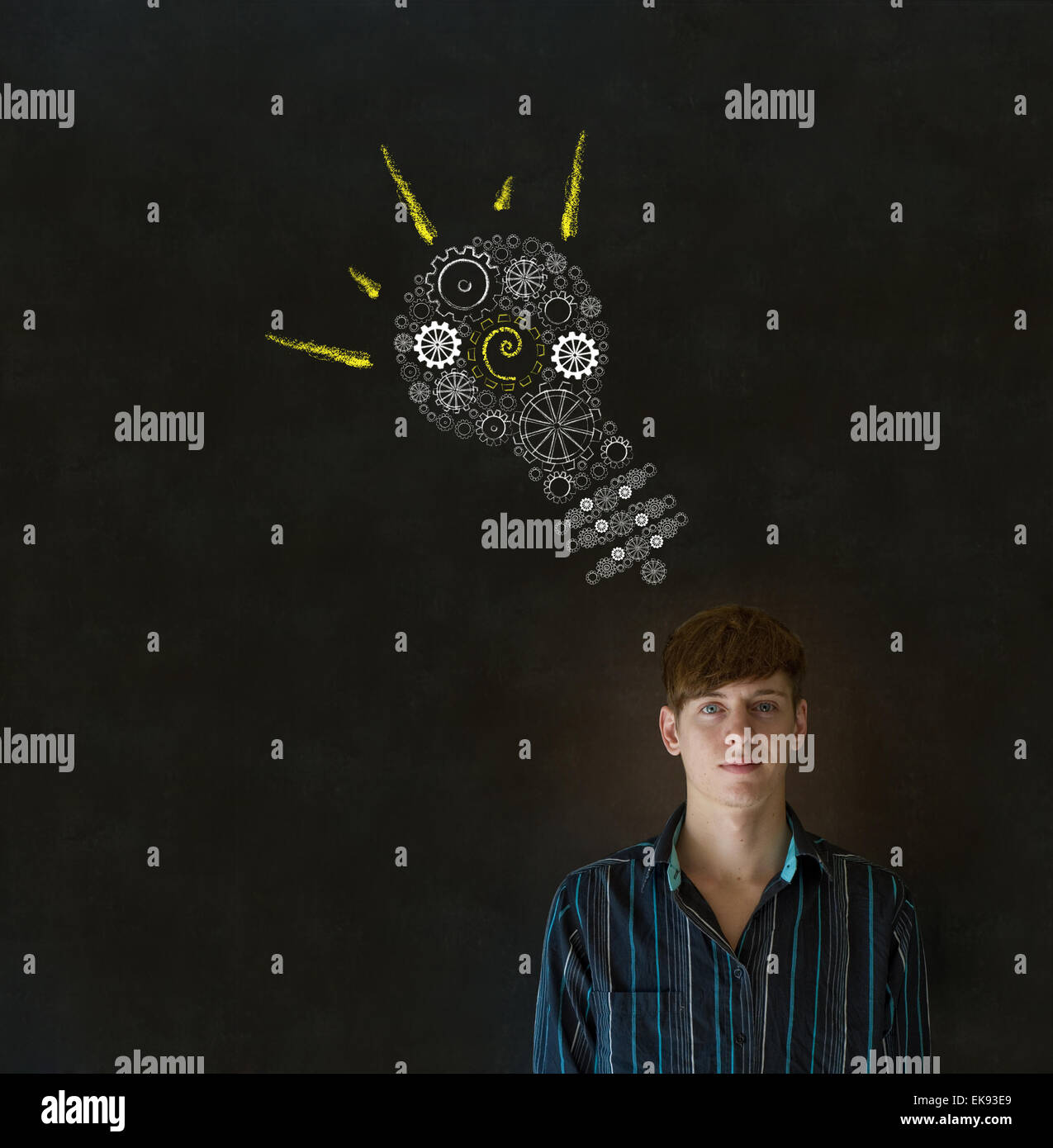 Business idea lightbulb hi-res stock photography and images - Alamy