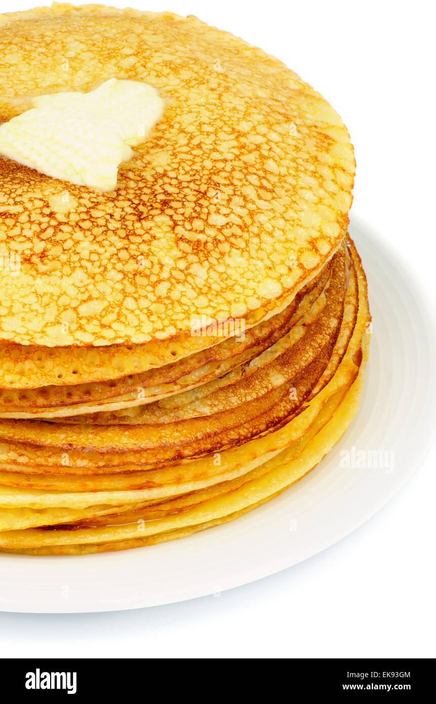 Stack pancakes butter hi-res stock photography and images - Alamy