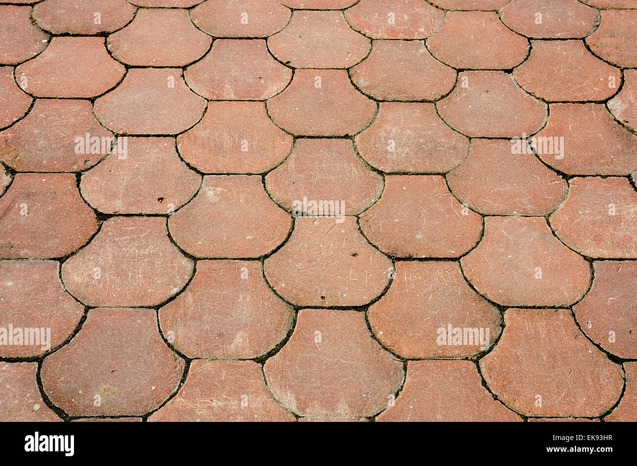 red coblestone as background Stock Photo - Alamy