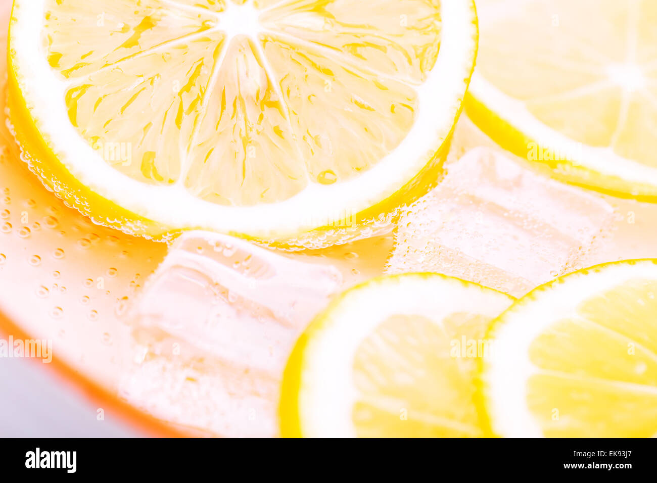 slices of lemon Stock Photo - Alamy