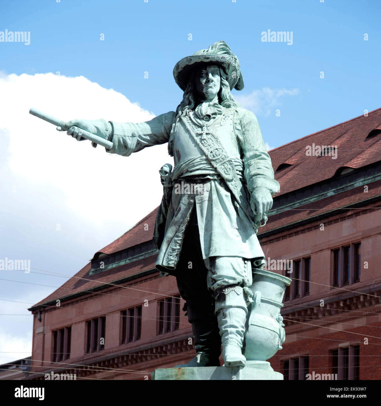Niels Juel Statue, Naval Officer, Copenhagen, Denmark Stock Photo - Alamy