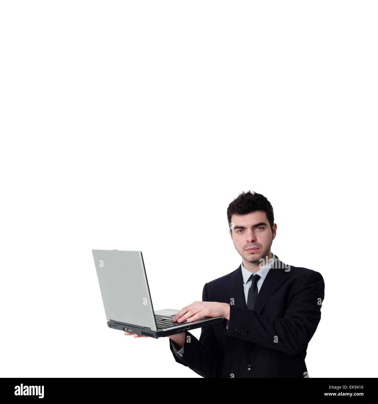 business man with notebook Stock Photo - Alamy