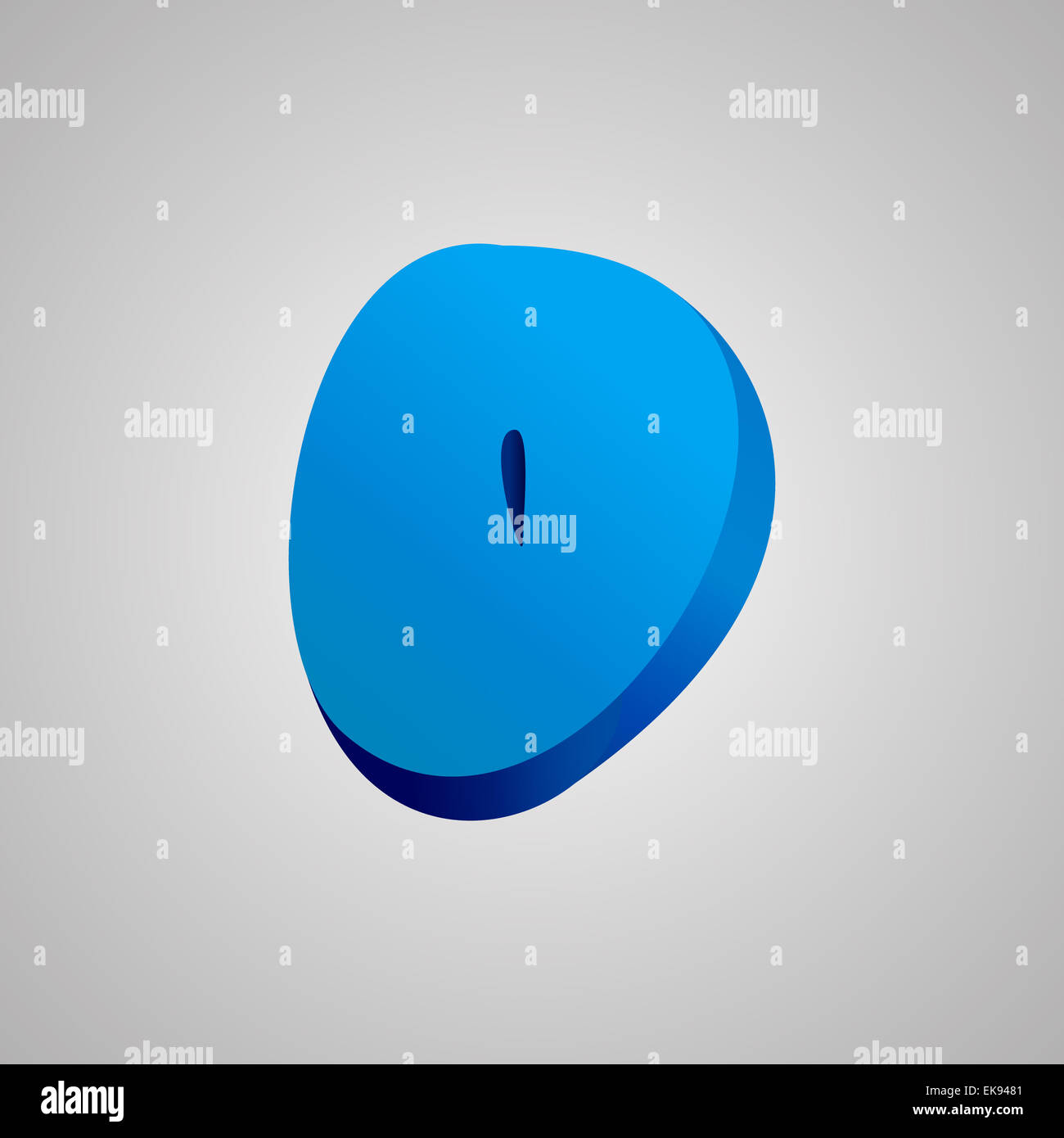 Letter D. Vector comic style font. EPS10 Stock Photo - Alamy