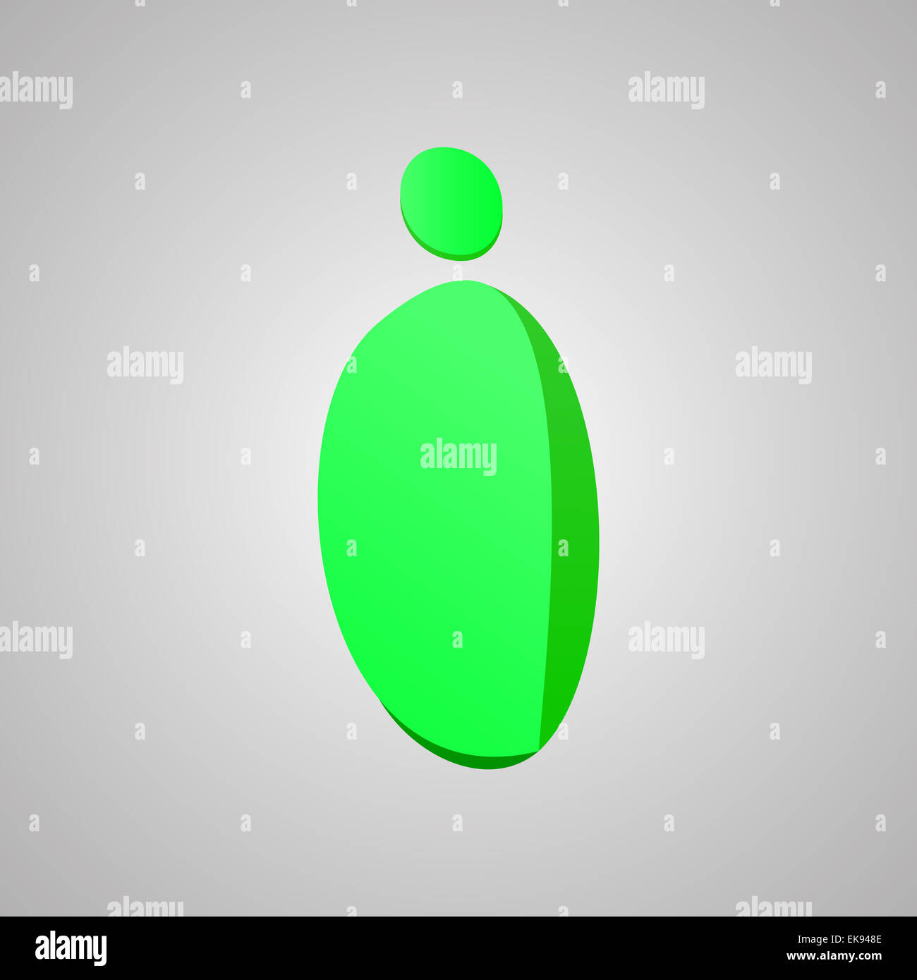 3d letter i hi-res stock photography and images - Alamy