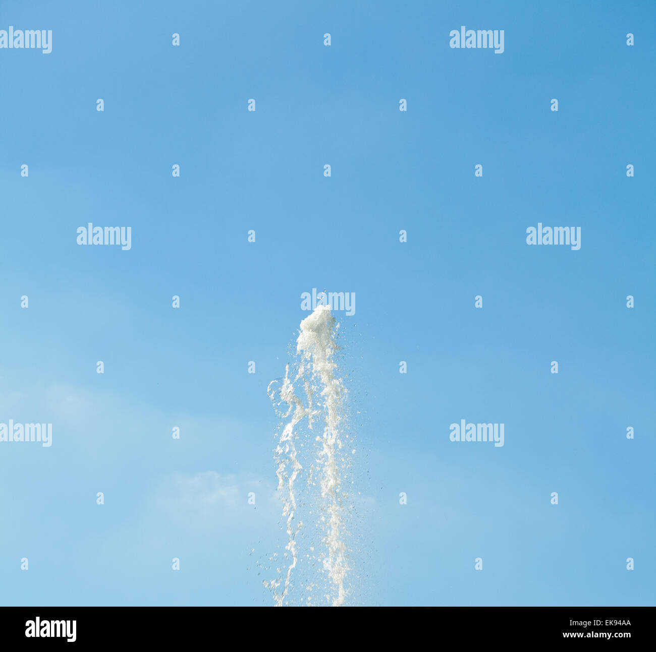 jet of water against the blue sky Stock Photo - Alamy