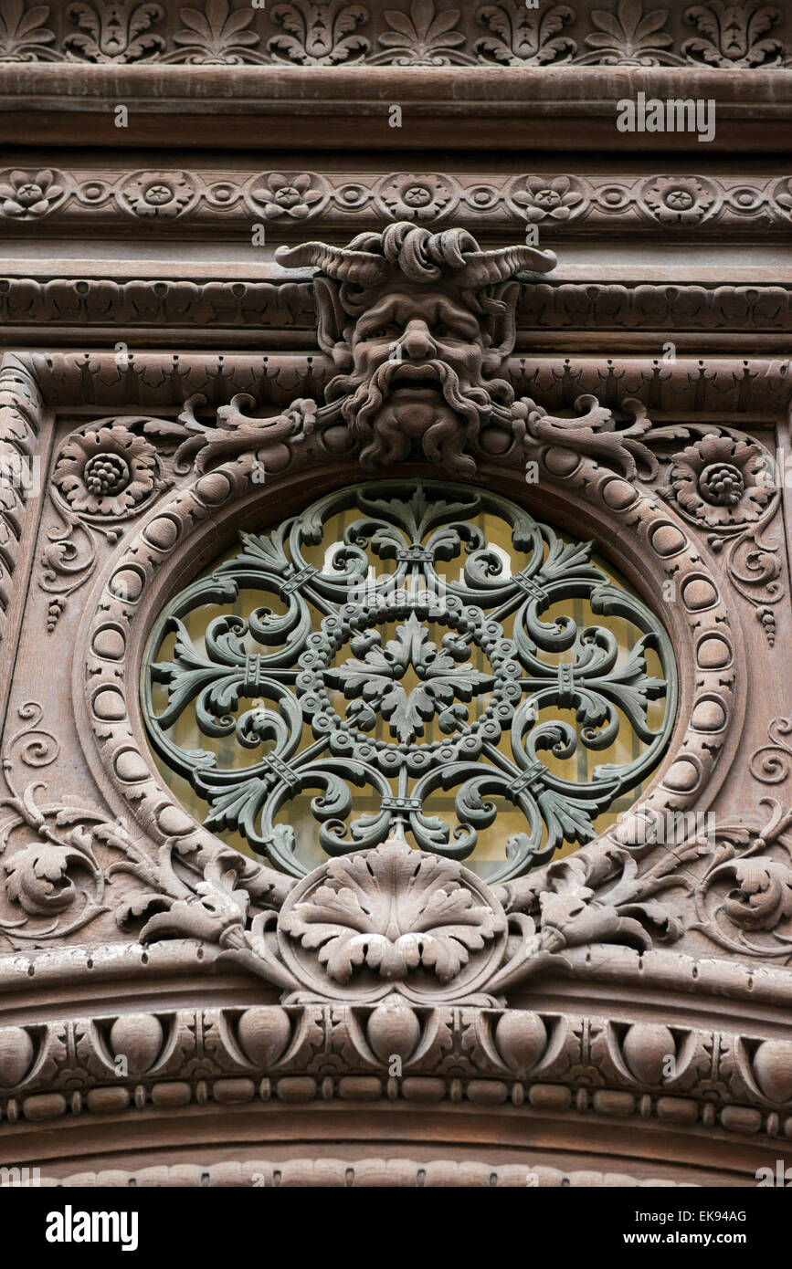 Detailed stonework on the Louvre in Paris, France Europe EU Stock Photo ...