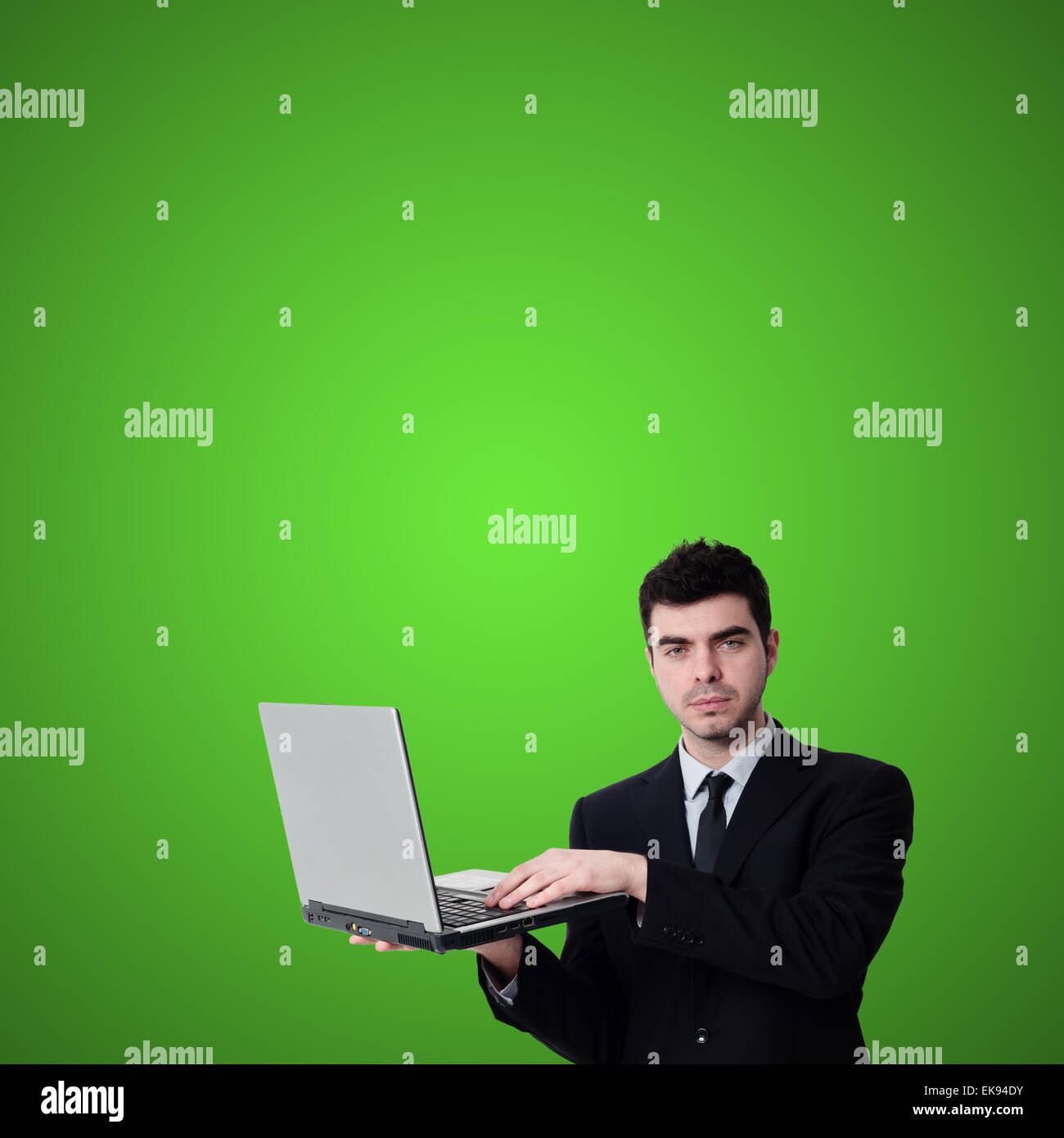 business man with notebook Stock Photo - Alamy