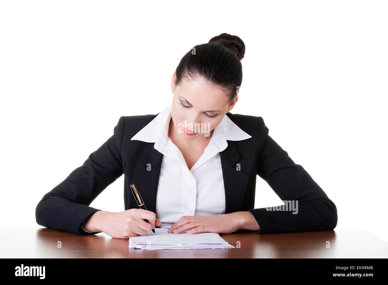 Beautiful attractive corporate lawyer business woman Stock Photo - Alamy