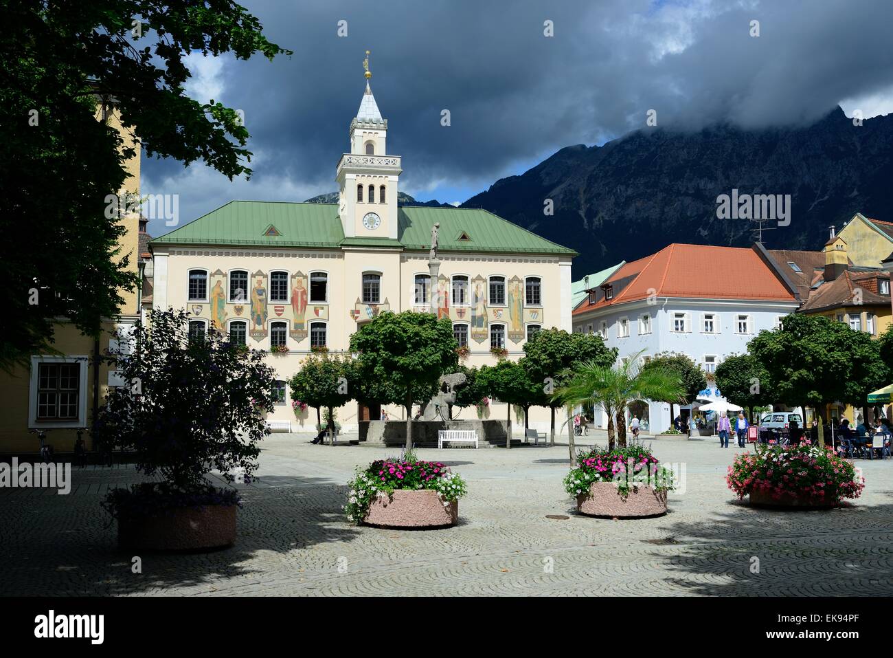 Townhall of Bad Reichenhall Stock Photo - Alamy