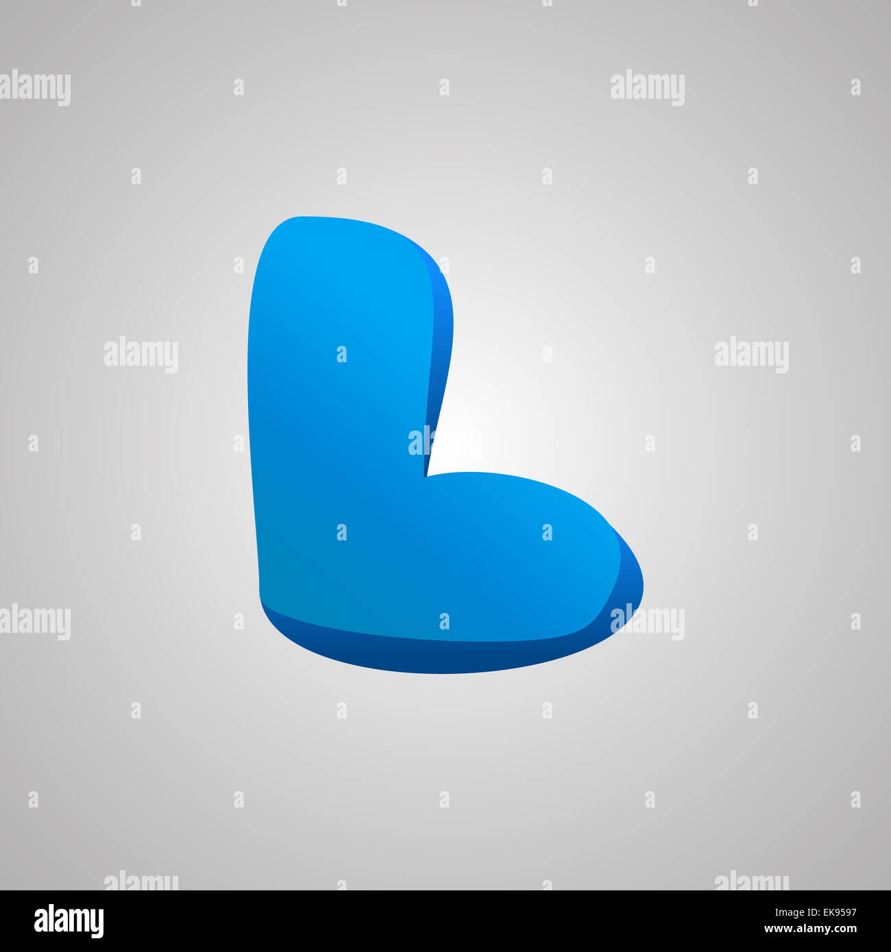 Letter L. Vector comic style font. EPS10 Stock Photo - Alamy
