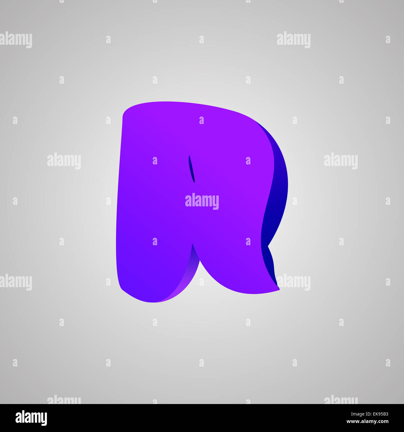 Letter R. Vector comic style font. EPS10 Stock Photo - Alamy