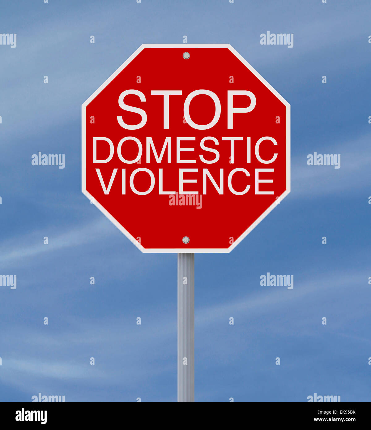 Stop Domestic Violence Stock Photo - Alamy