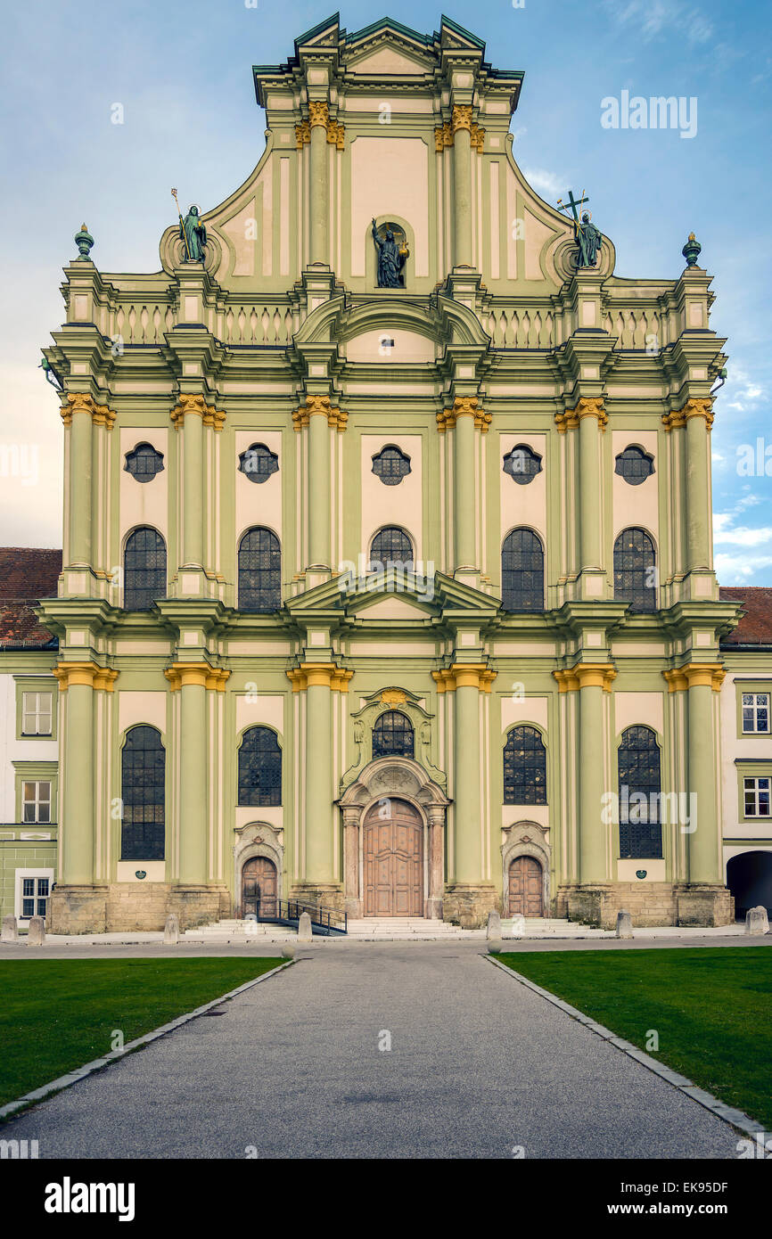 Storefront of church Stock Photo - Alamy