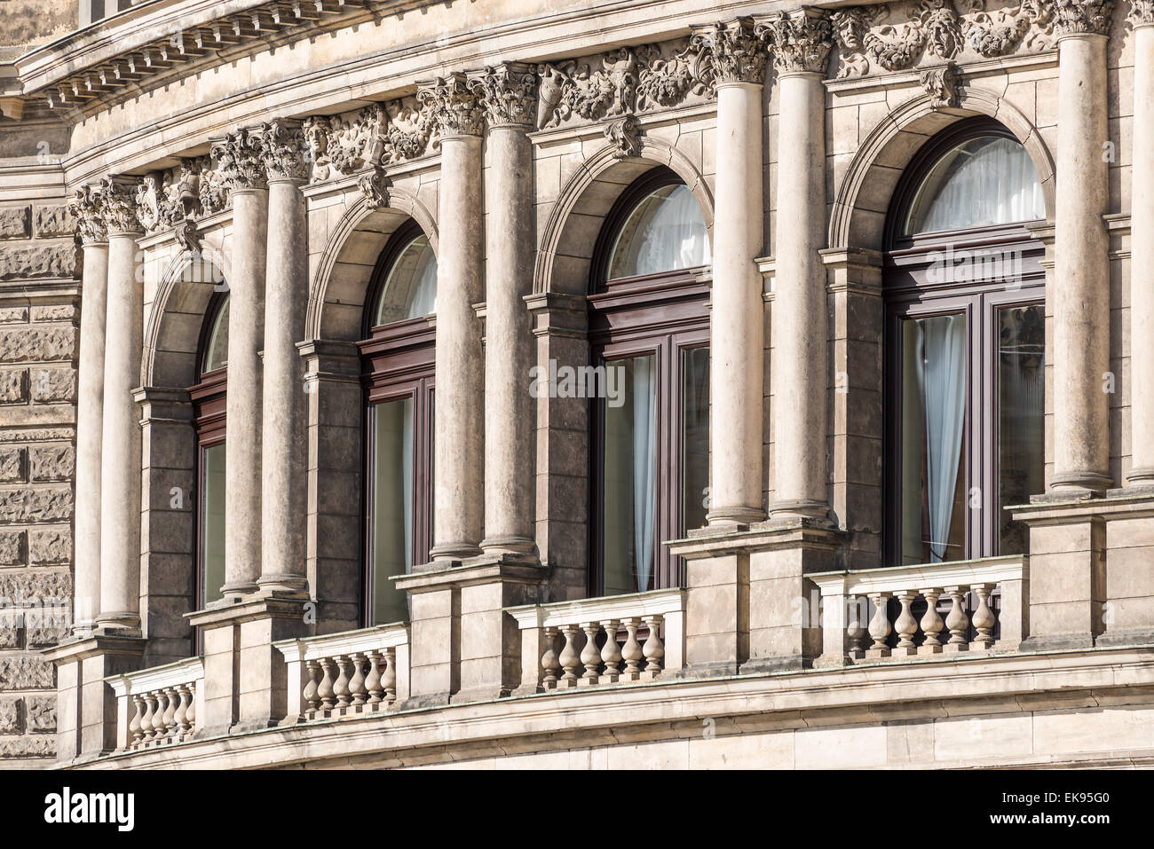 facade of opera house Dresden Stock Photo - Alamy
