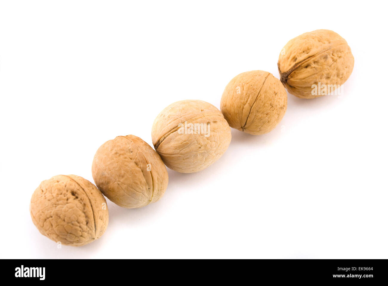 Walnut isolated on white Stock Photo - Alamy