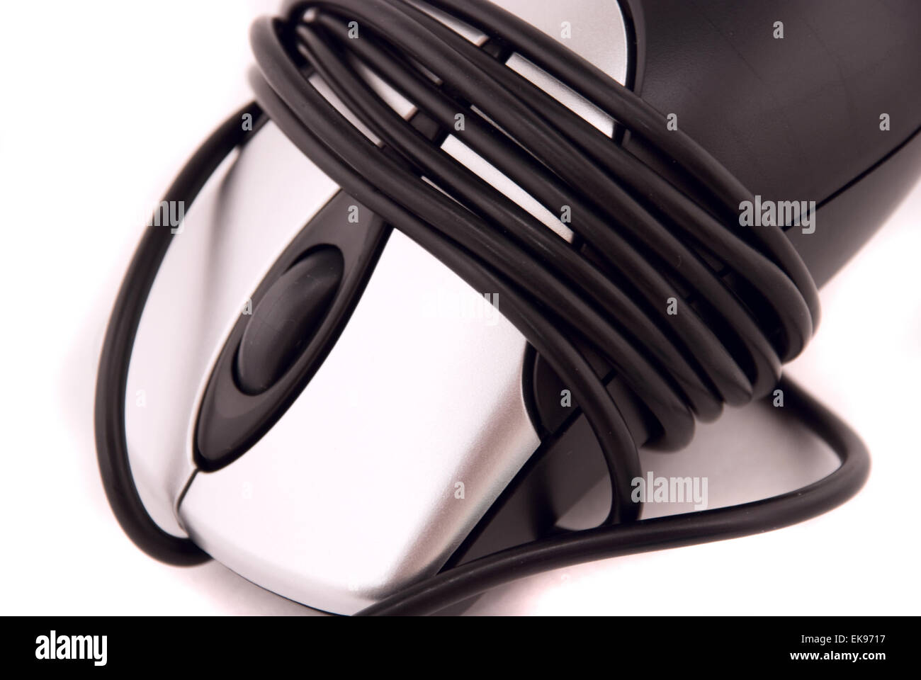 Blue optical mouse isolated on hi-res stock photography and images - Alamy