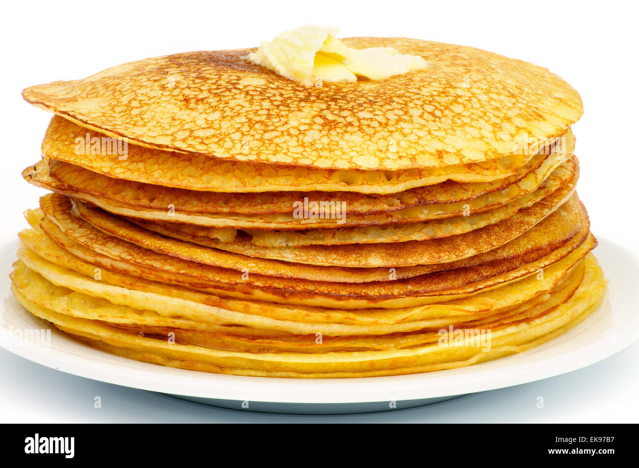 Stack of Pancakes Stock Photo - Alamy