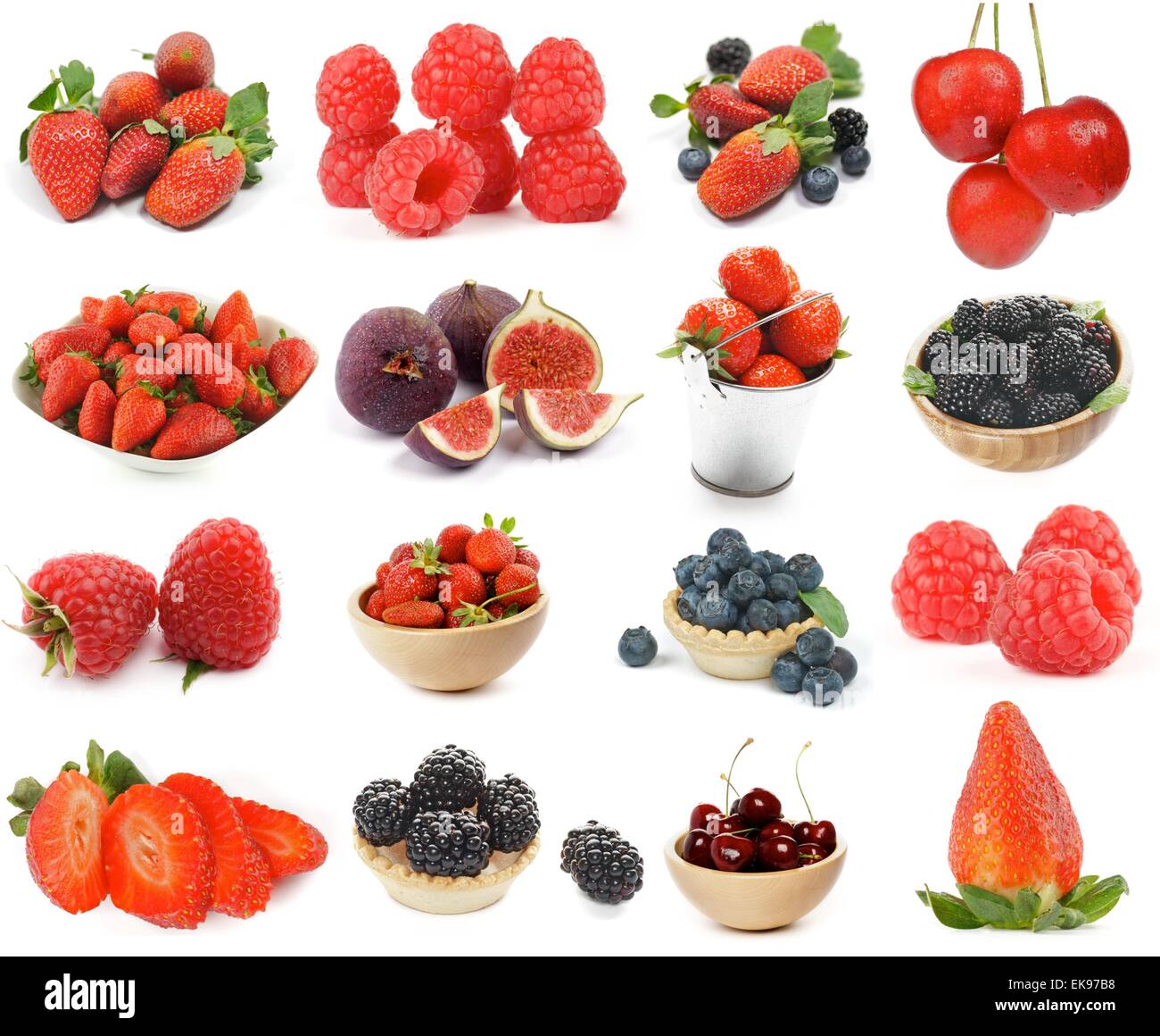 Collection of Berries Stock Photo - Alamy