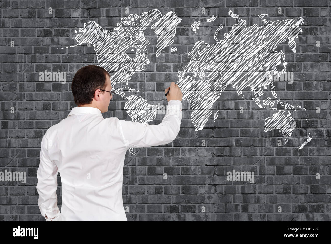 Map of wall hi-res stock photography and images - Alamy