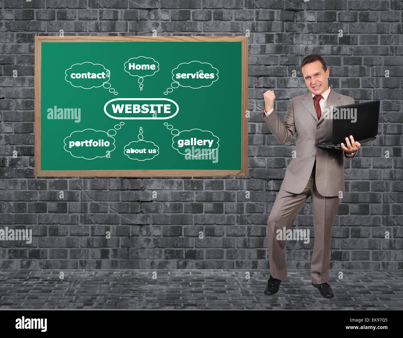 man and scheme websit Stock Photo - Alamy