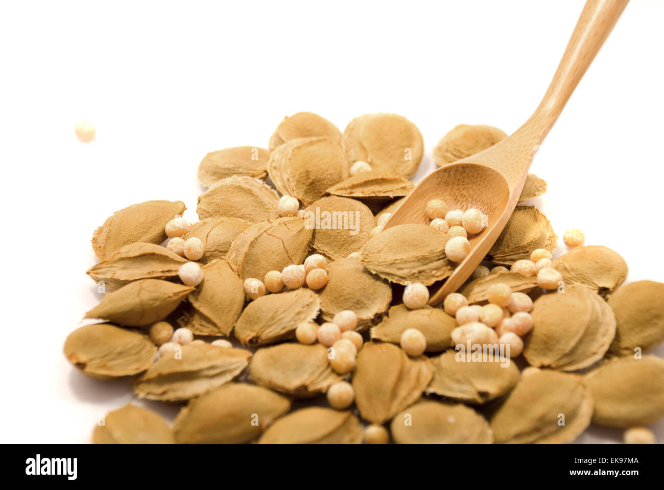 grains in a spoon on a plate Stock Photo - Alamy