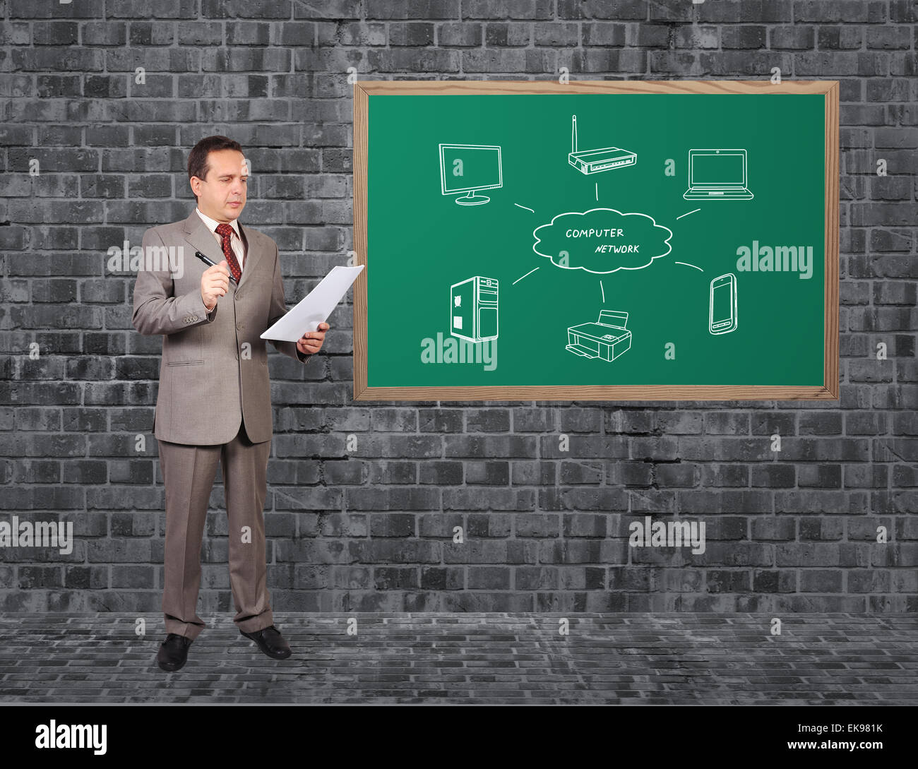 Computer router desk hi-res stock photography and images - Alamy