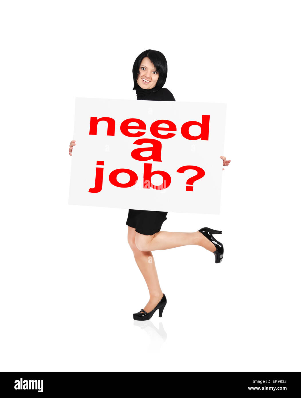 At a billboard Cut Out Stock Images & Pictures - Alamy