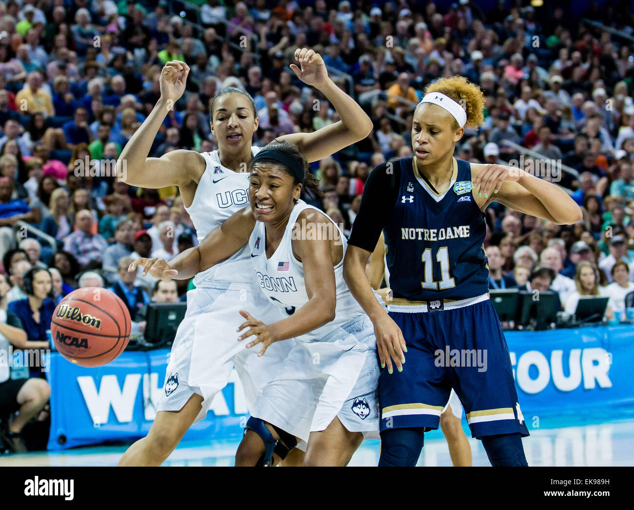 Tampa FL, USA. 7th Apr, 2015. Connecticut Huskies forward Morgan Tuck ...