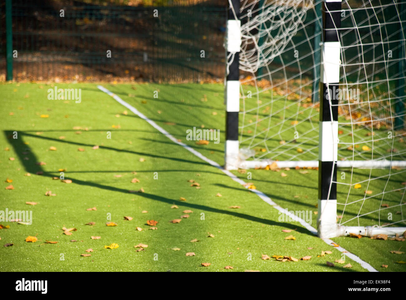 grid on a football goal Stock Photo - Alamy