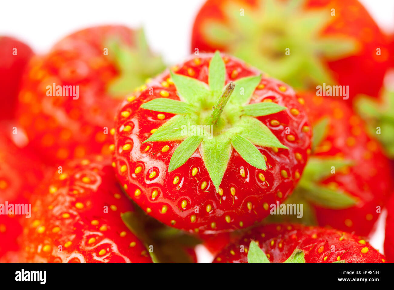strawberry isolated on white Stock Photo - Alamy