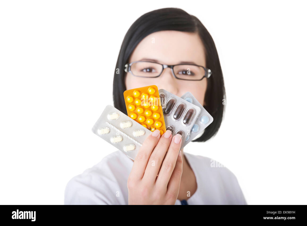 Female doctor professional drugs hi-res stock photography and images ...