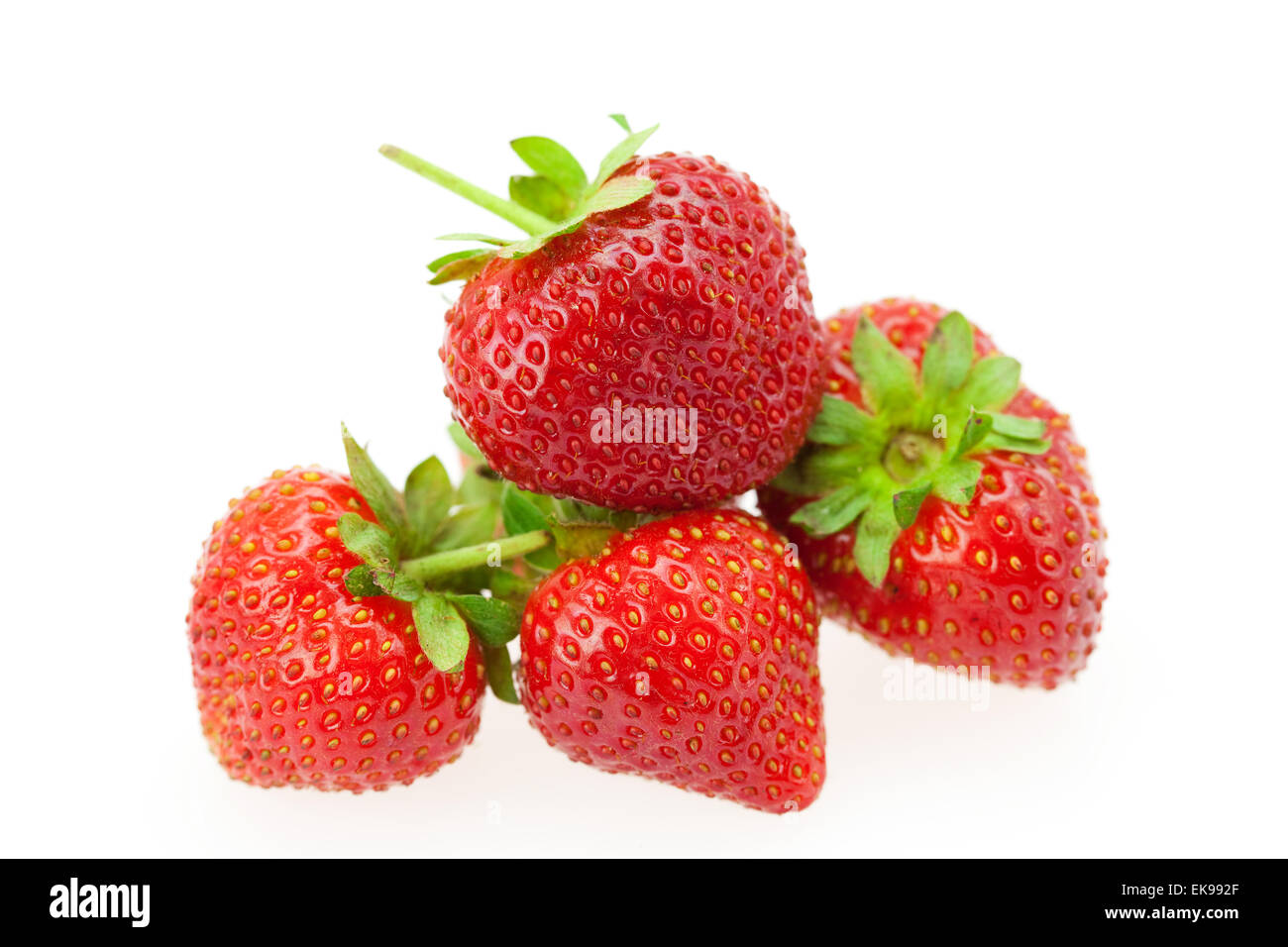 strawberry isolated on white Stock Photo - Alamy