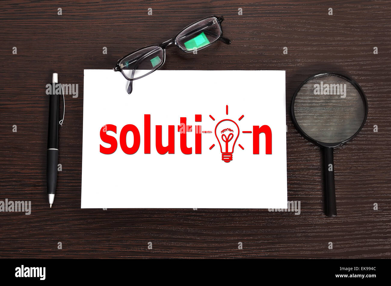 Solution symbol hi-res stock photography and images - Alamy