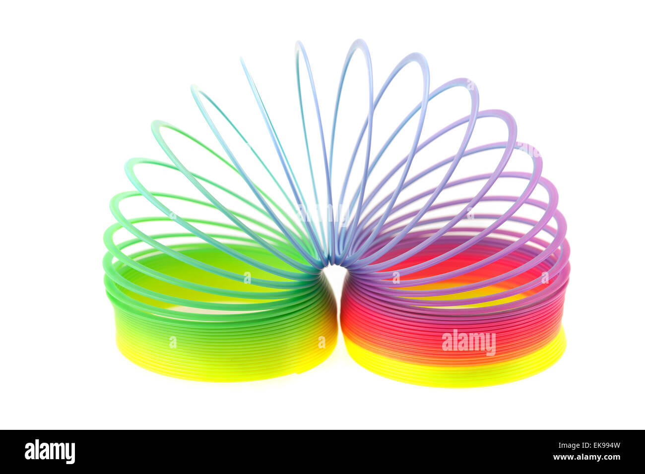 Colorful Spring Toy Spiral Curve High Resolution Stock Photography and ...