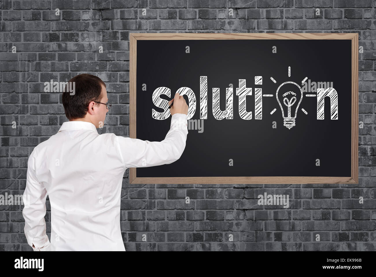 Solution symbol hi-res stock photography and images - Alamy