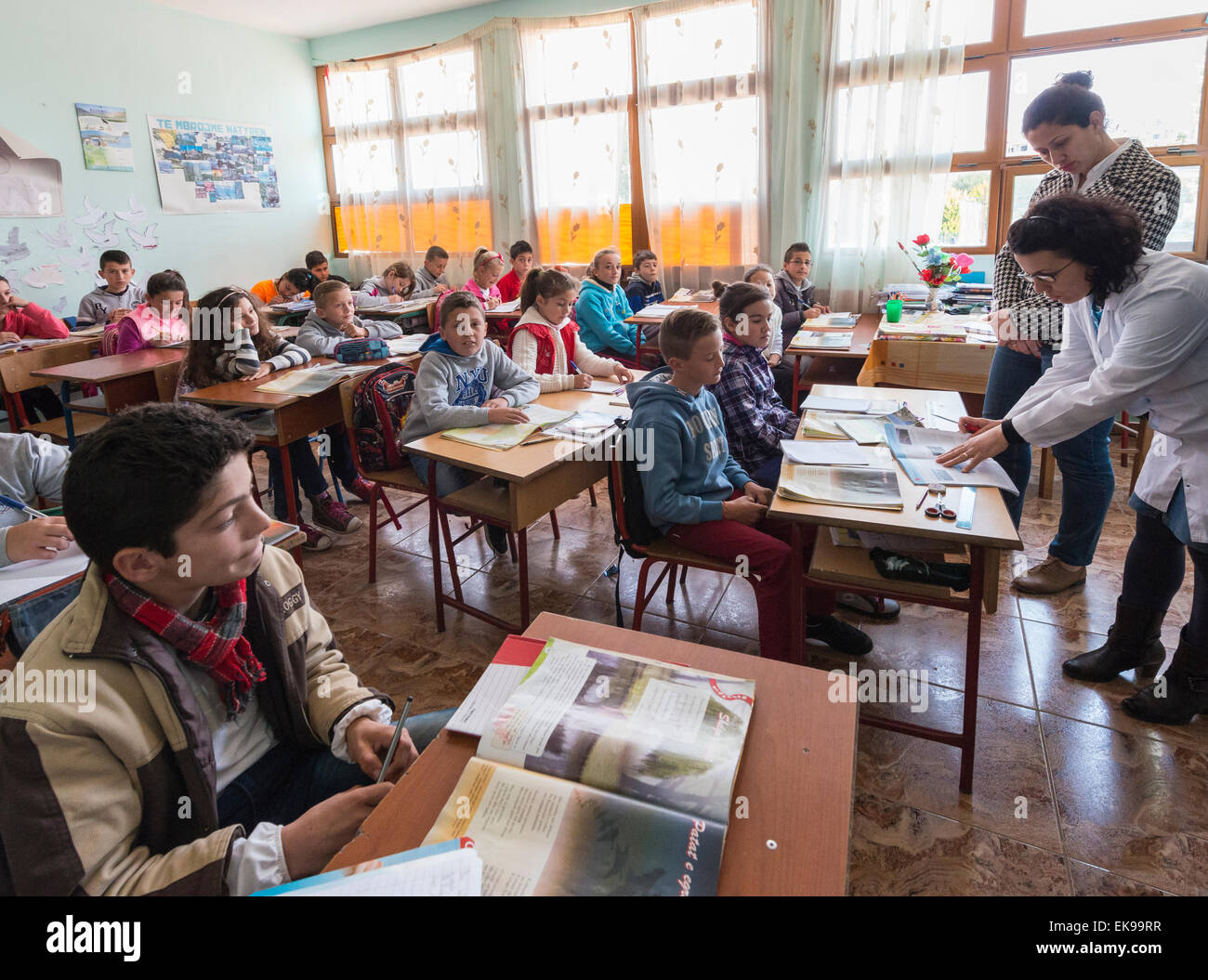 School albania hi-res stock photography and images - Alamy