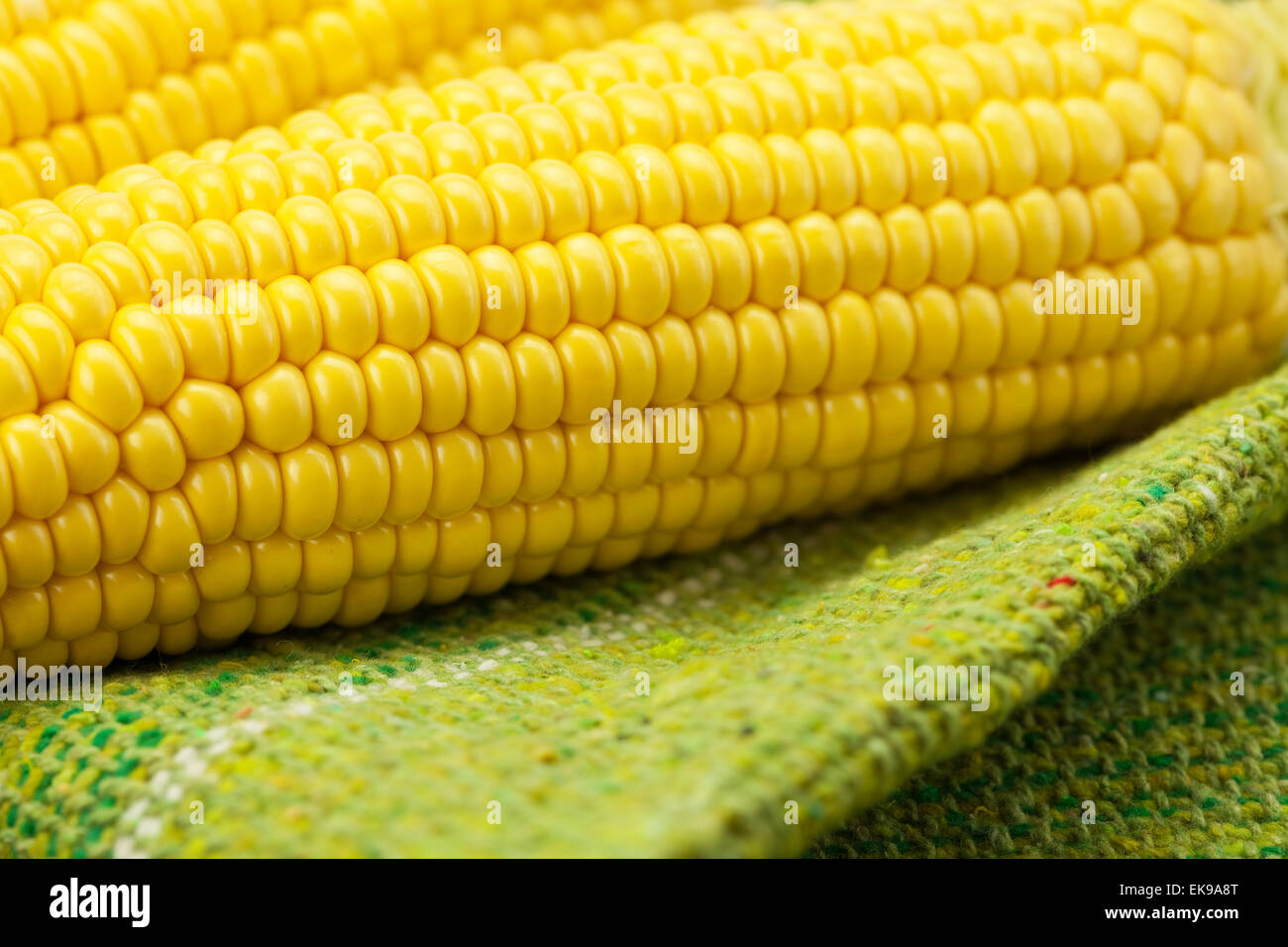 Corn lying on the mat Stock Photo - Alamy