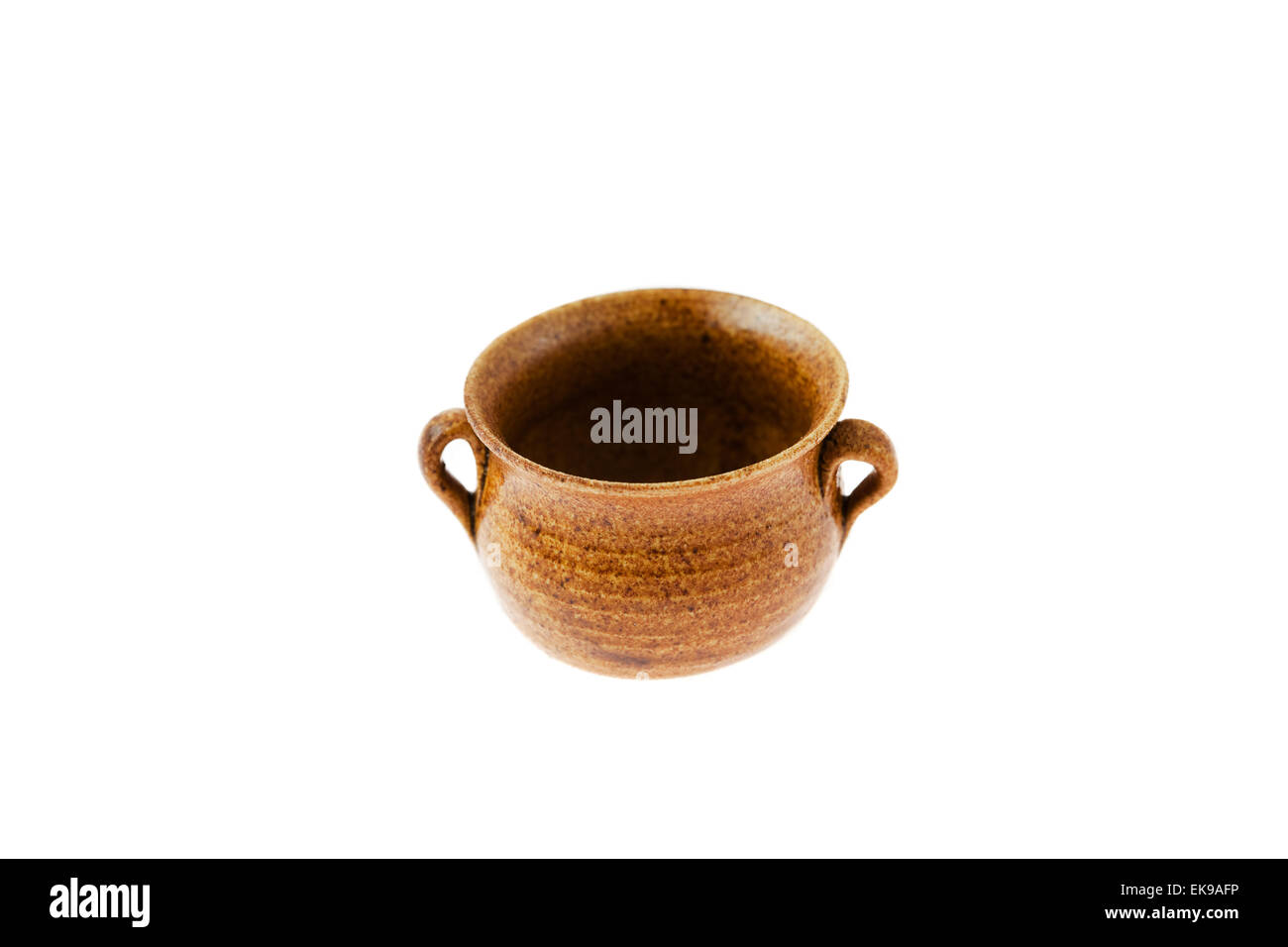 a small pot isolated on white Stock Photo - Alamy