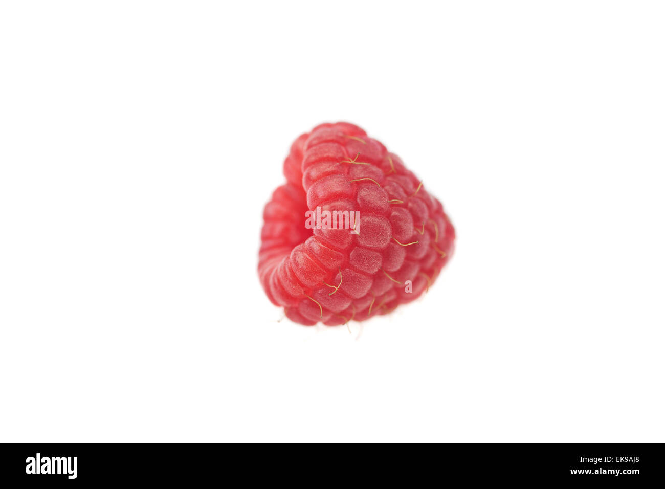 raspberries isolated on white Stock Photo - Alamy