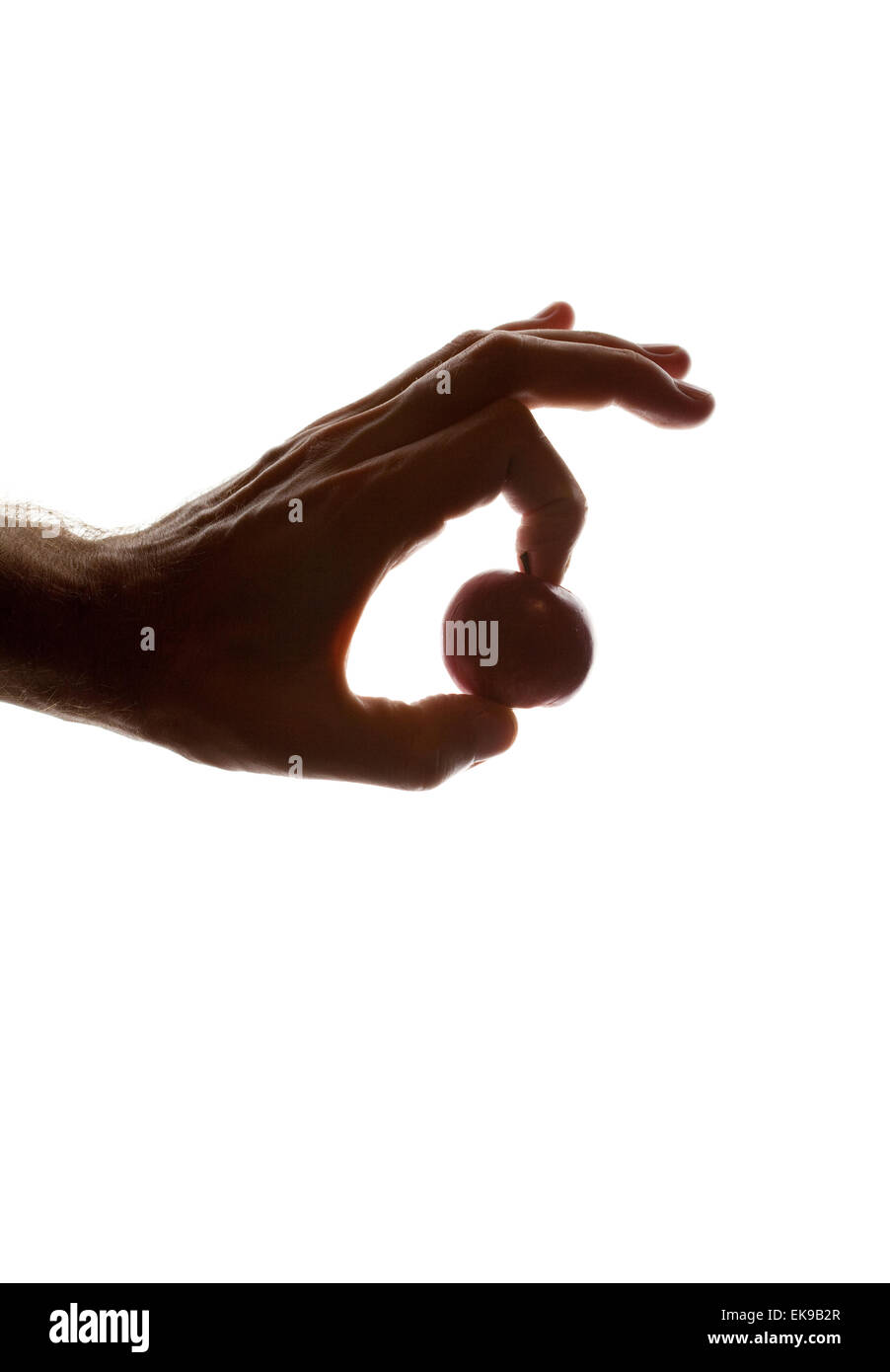 human hand showing the app is isolated on a white Stock Photo - Alamy