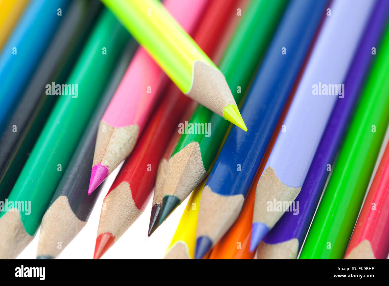 colored pencils background Stock Photo - Alamy
