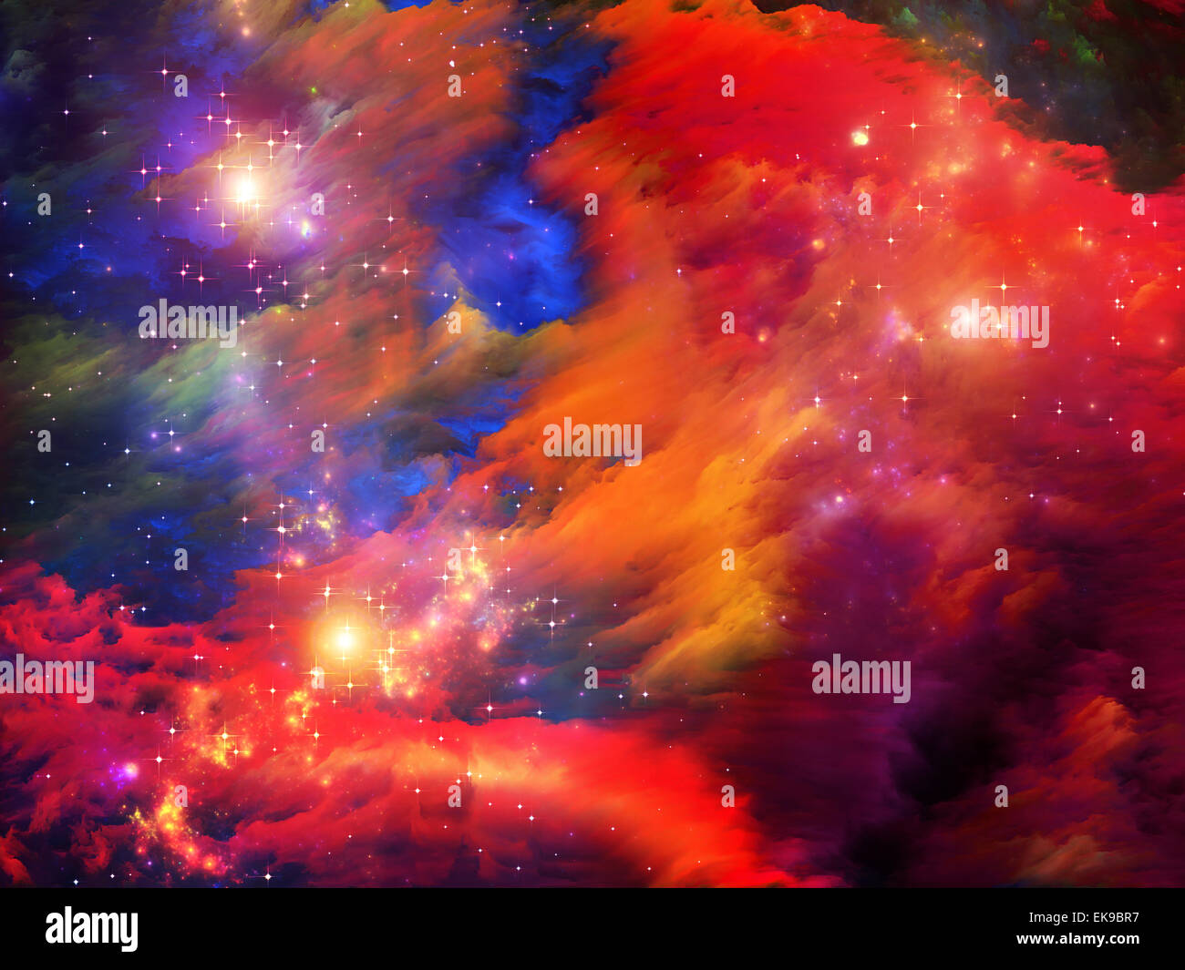 Layers of Fractal Paint Stock Photo - Alamy