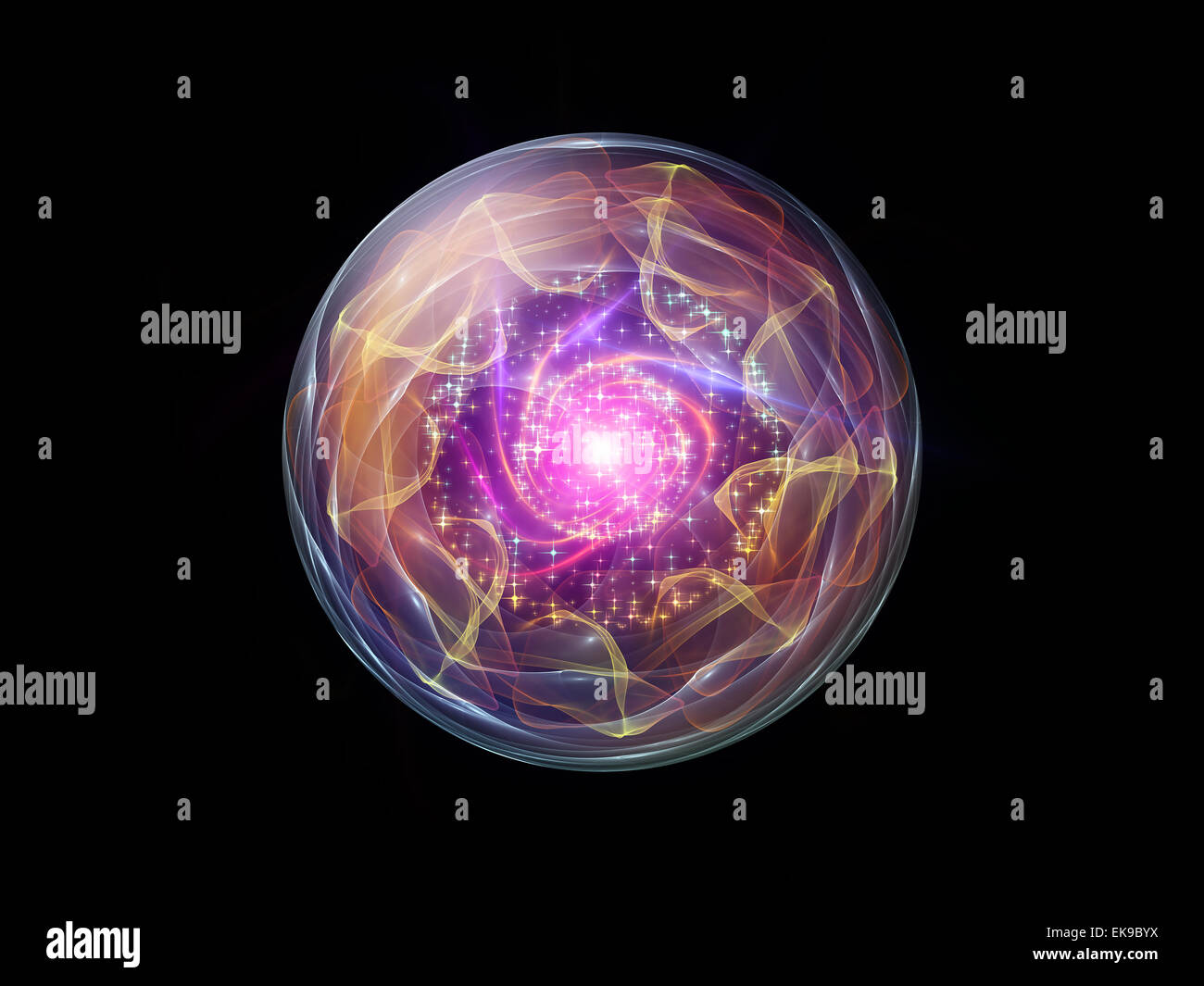 Fractal Sphere Composition Stock Photo - Alamy