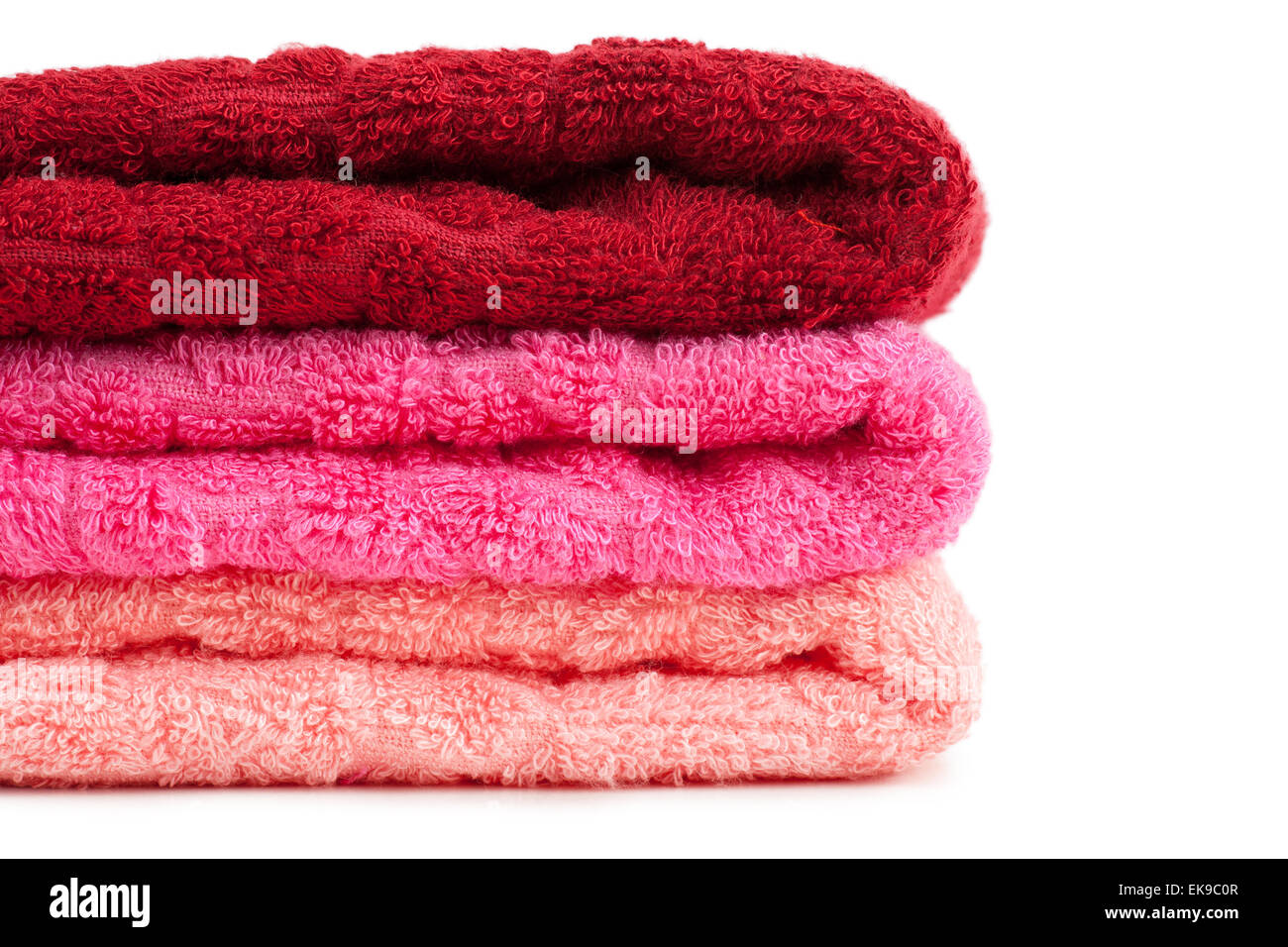 Stack folded white towels hi-res stock photography and images - Alamy