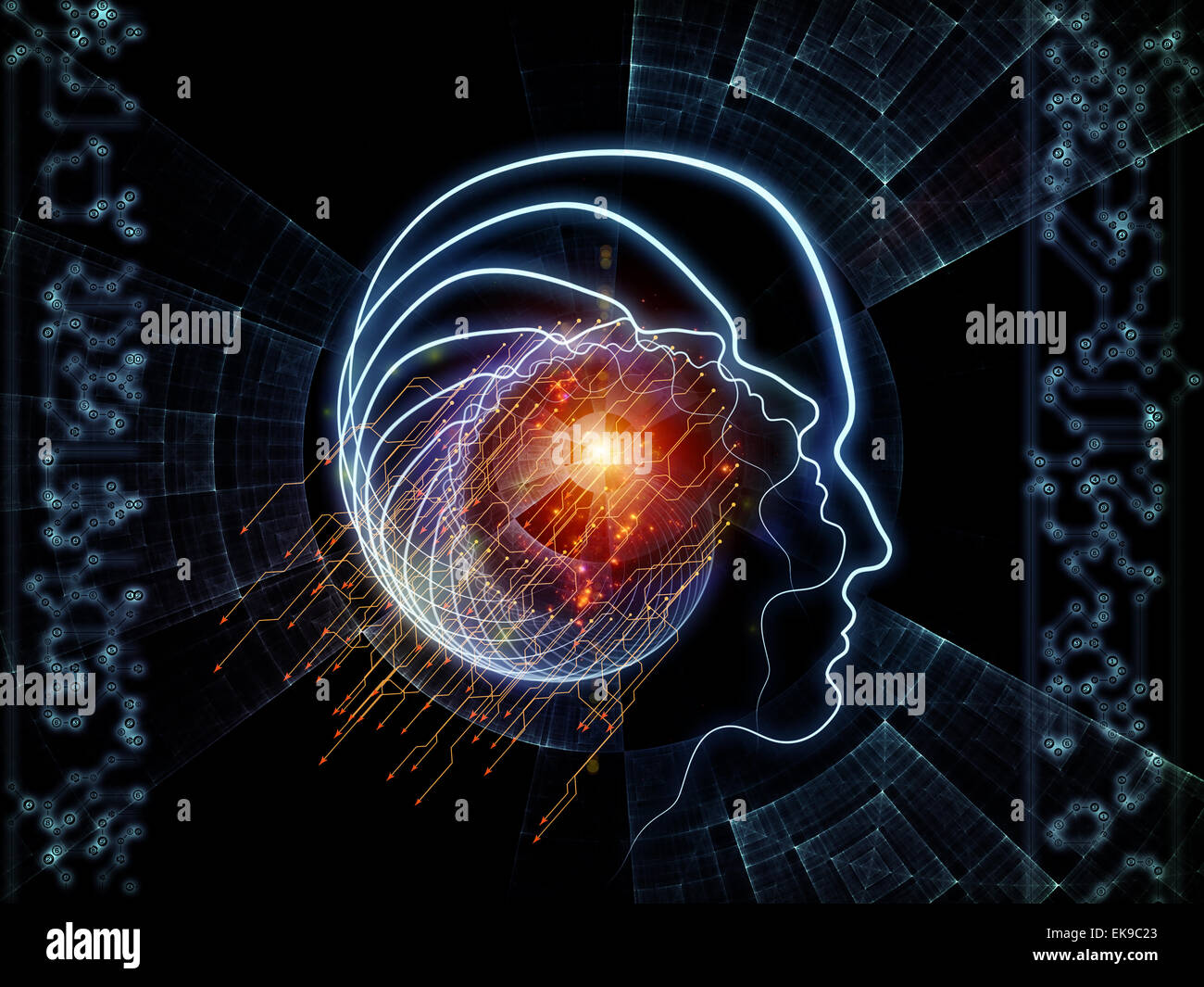 Advance of Human Technology Stock Photo - Alamy